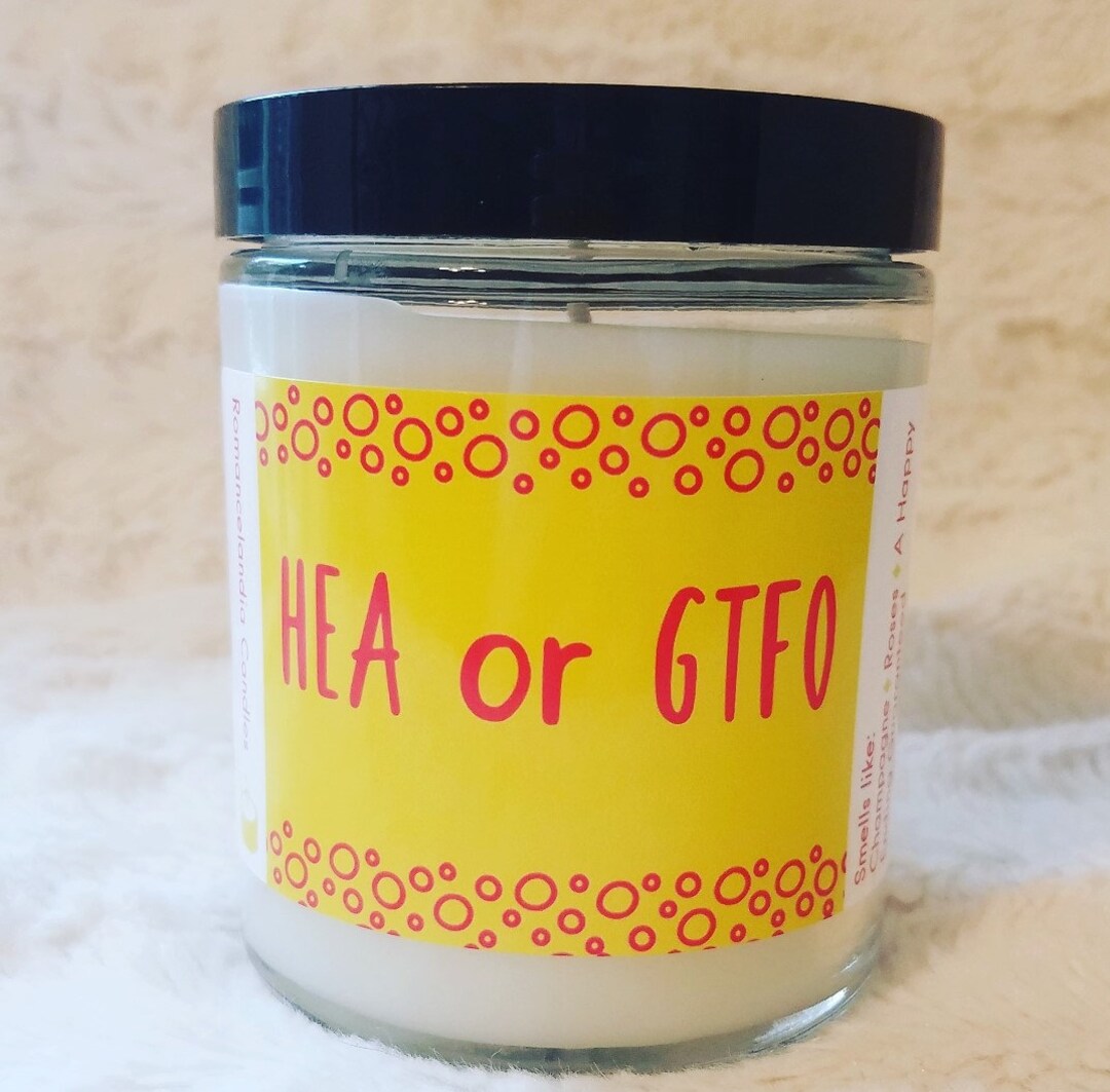 HEA or GFTO 7 Oz Candle - Etsy