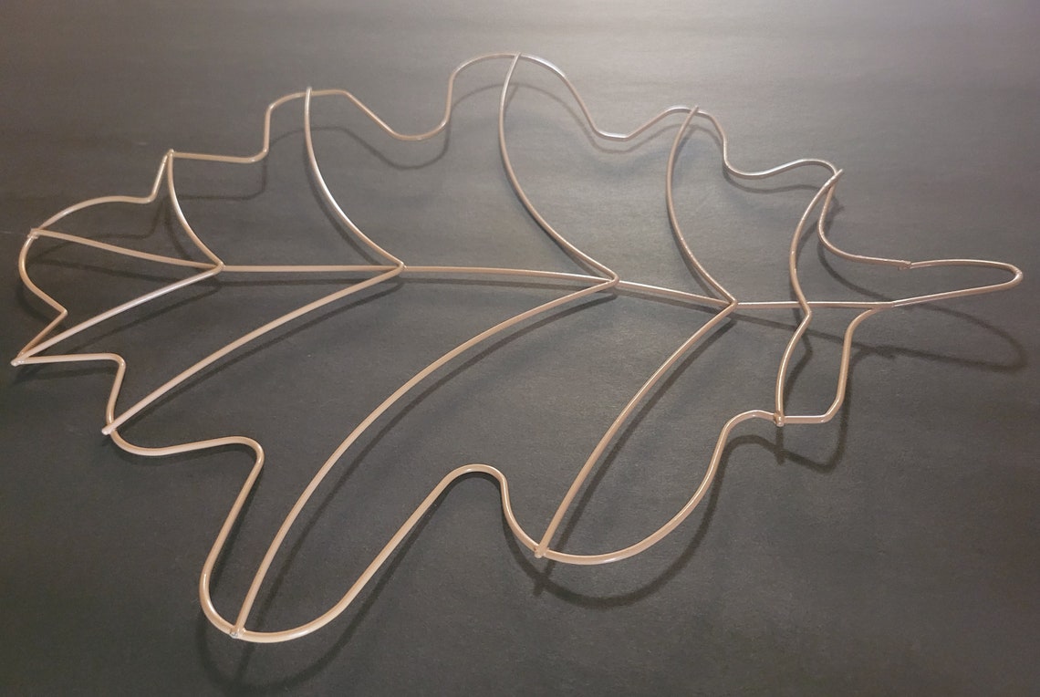 15 Leaf Frame Metal Wreath Form DIY Deco Mesh Burlap Frame - Etsy