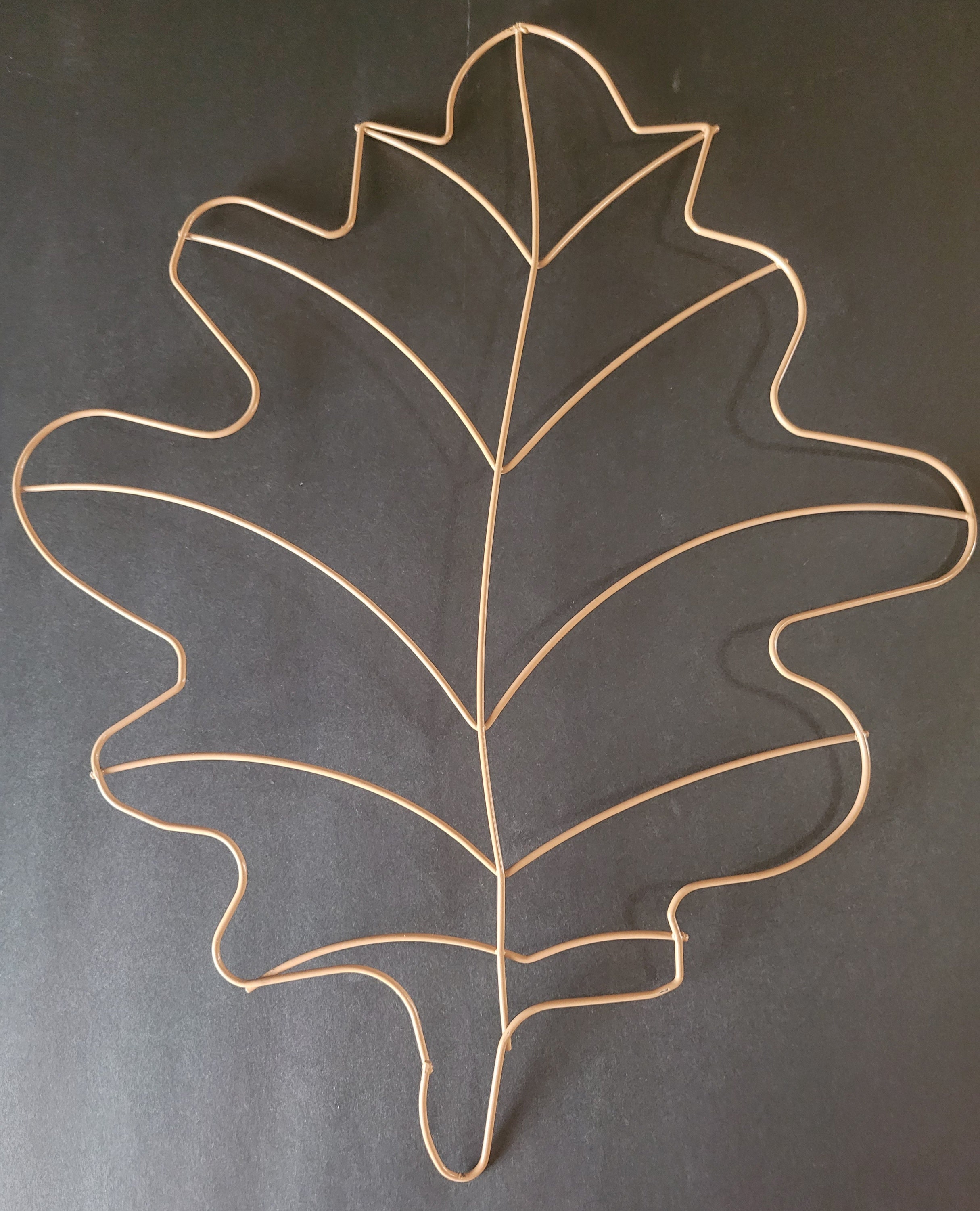 15 Leaf Frame Metal Wreath Form DIY Deco Mesh Burlap | Etsy