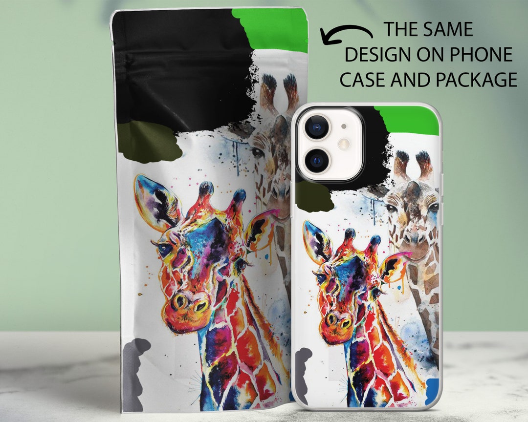 Giraffe Phone Case Long Neck Safari Animal Case for iPhone 15 15 Pro ...