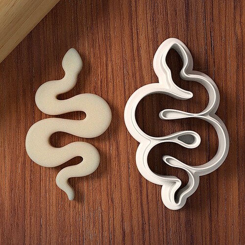 Snake Cookie Cutter Worm Fondant Cutter Reptile Icing Cutter - Etsy