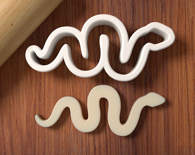 Snake Cookie Cutter, Worm Fondant Cutter, Reptile Icing Cutter - Etsy