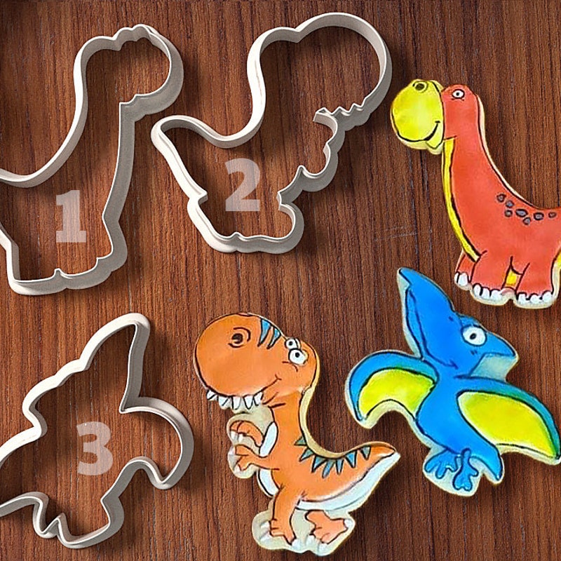 Dinosaur Cookie Cutters - Etsy