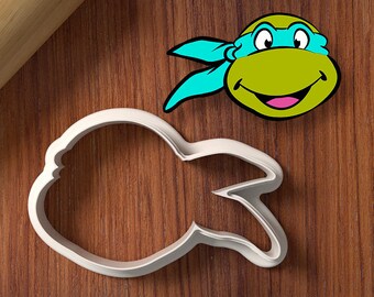 Teenage Mutant Ninja Turtle 3D Printed Cookie Cutter - Etsy