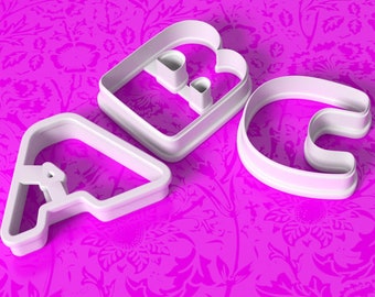 Abc Cookie Cutter - Etsy