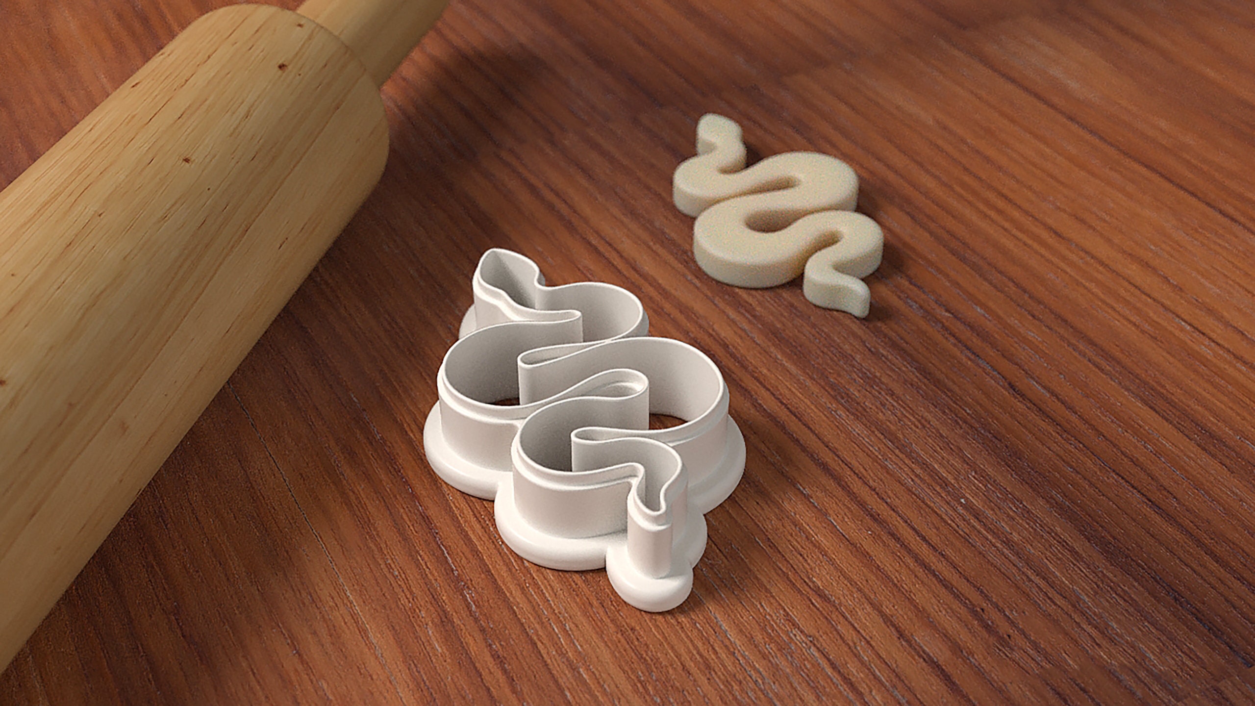 Snake Cookie Cutter Snake Earring Worm Fondant Cutter - Etsy