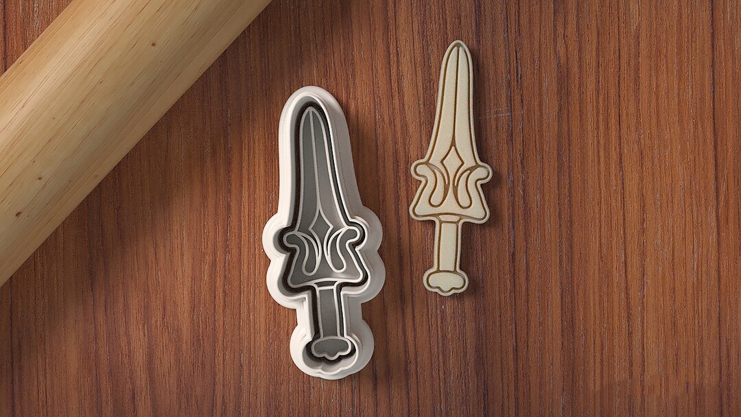 MOTU Power Sword Cookie Cutter and Stamp Set- Masters of the Universe ...