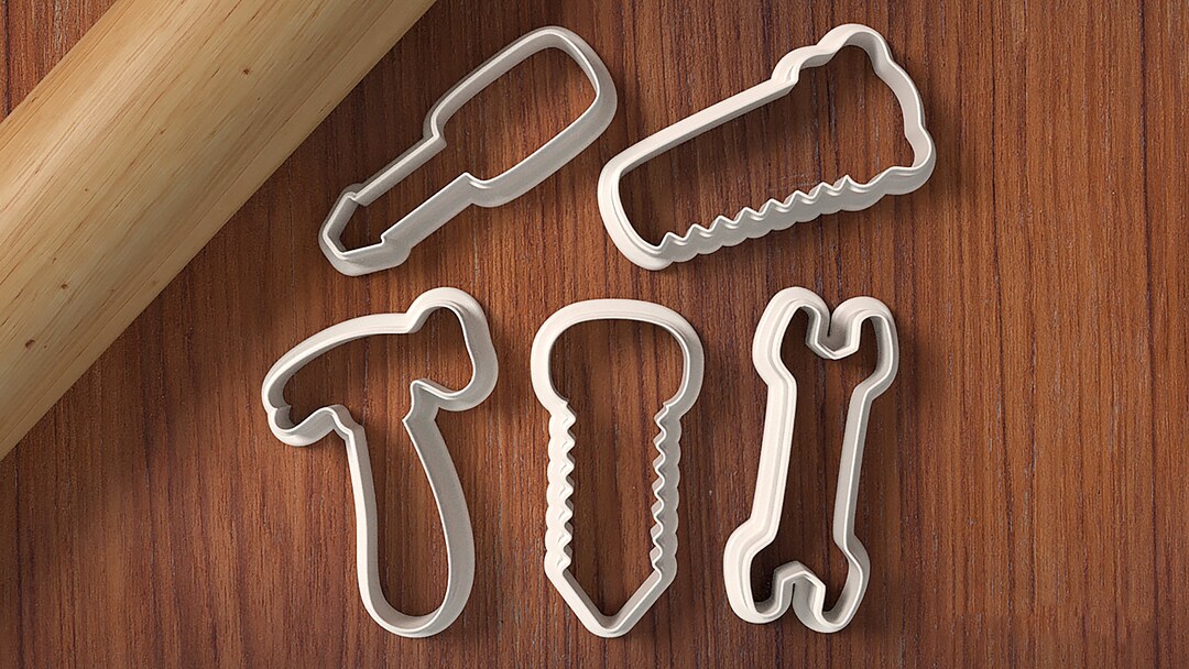 Tools Cookie Cutter Set - Father's Day Baking - Etsy
