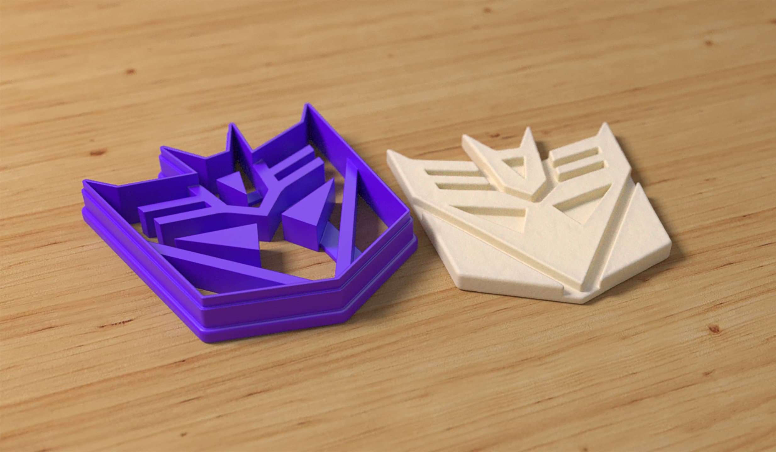 Transformer Decepticon Cookie Cutter - Cookie Cutter and Fondant Cutter ...