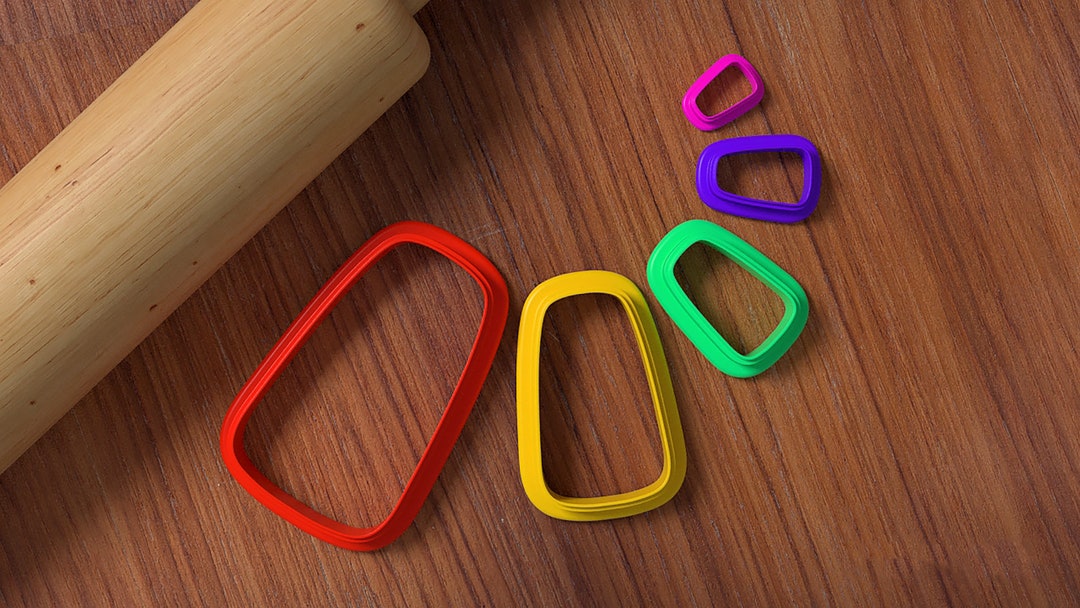 Basic Shape Cookie Cutter - Ice-cream Cookie Cutter - Fondant Cutter ...