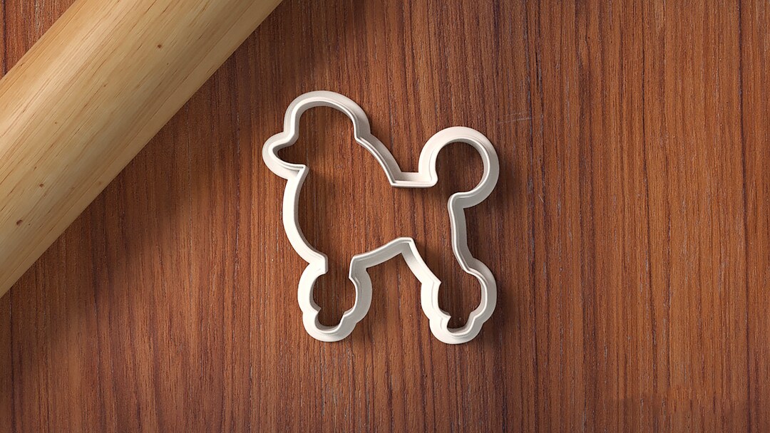 Poodle Cookie Cutter - Dog Cookie Cutter, Dog Breeds - Gift for Dog ...