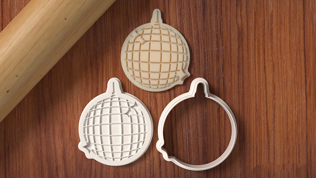 Disco Ball Cookie Cutter & Stamp Set: Retro Party Baking - Etsy