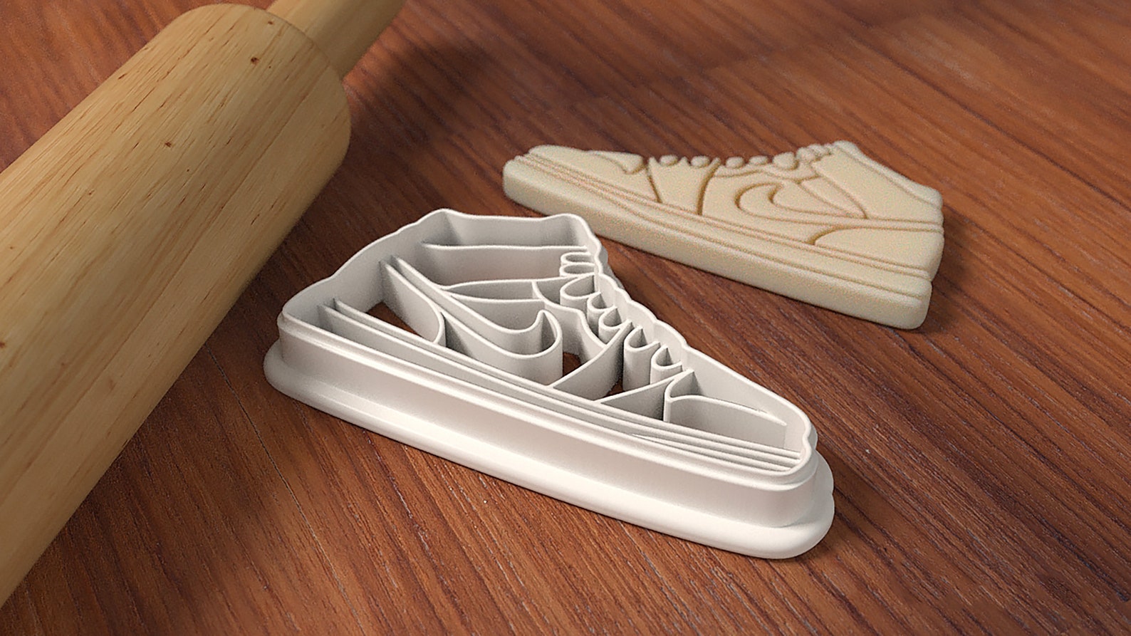 Sneaker Cookie Cutter Shoe Cookie Cutter 3D Printed Cookie - Etsy