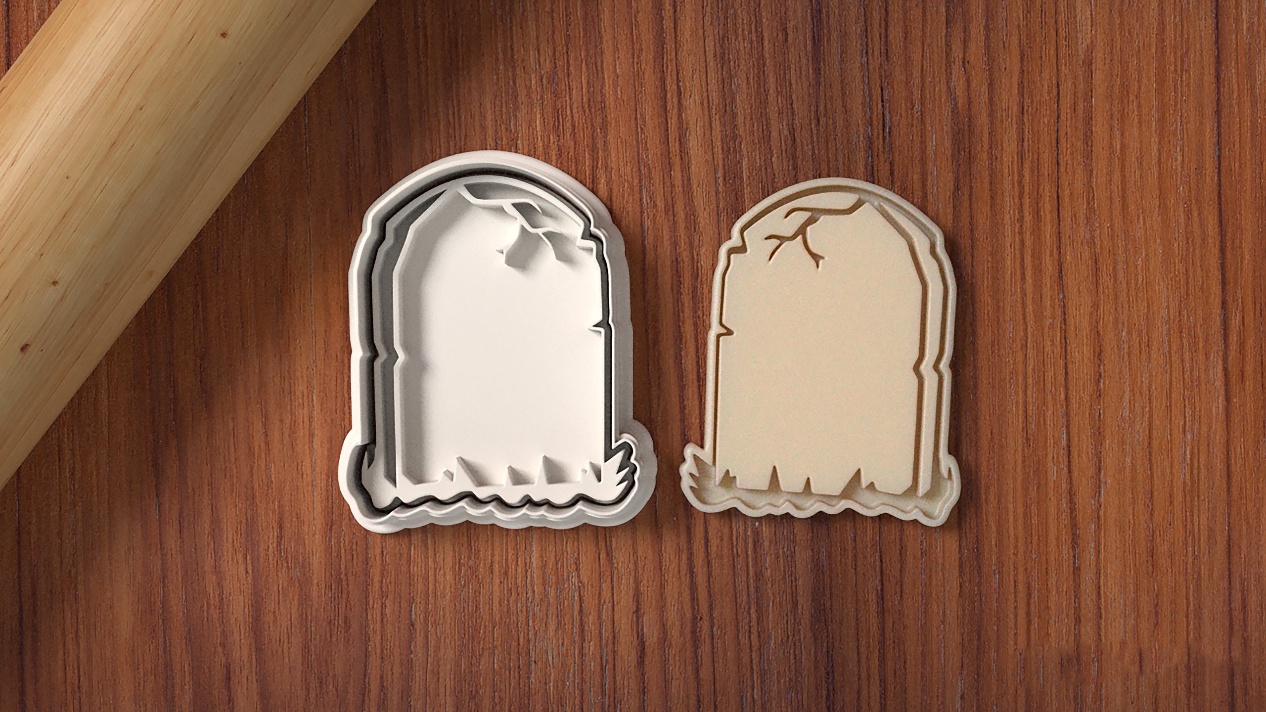 Skull Cookie Cutter Set Coffin Cookie Cutter Tombstone - Etsy