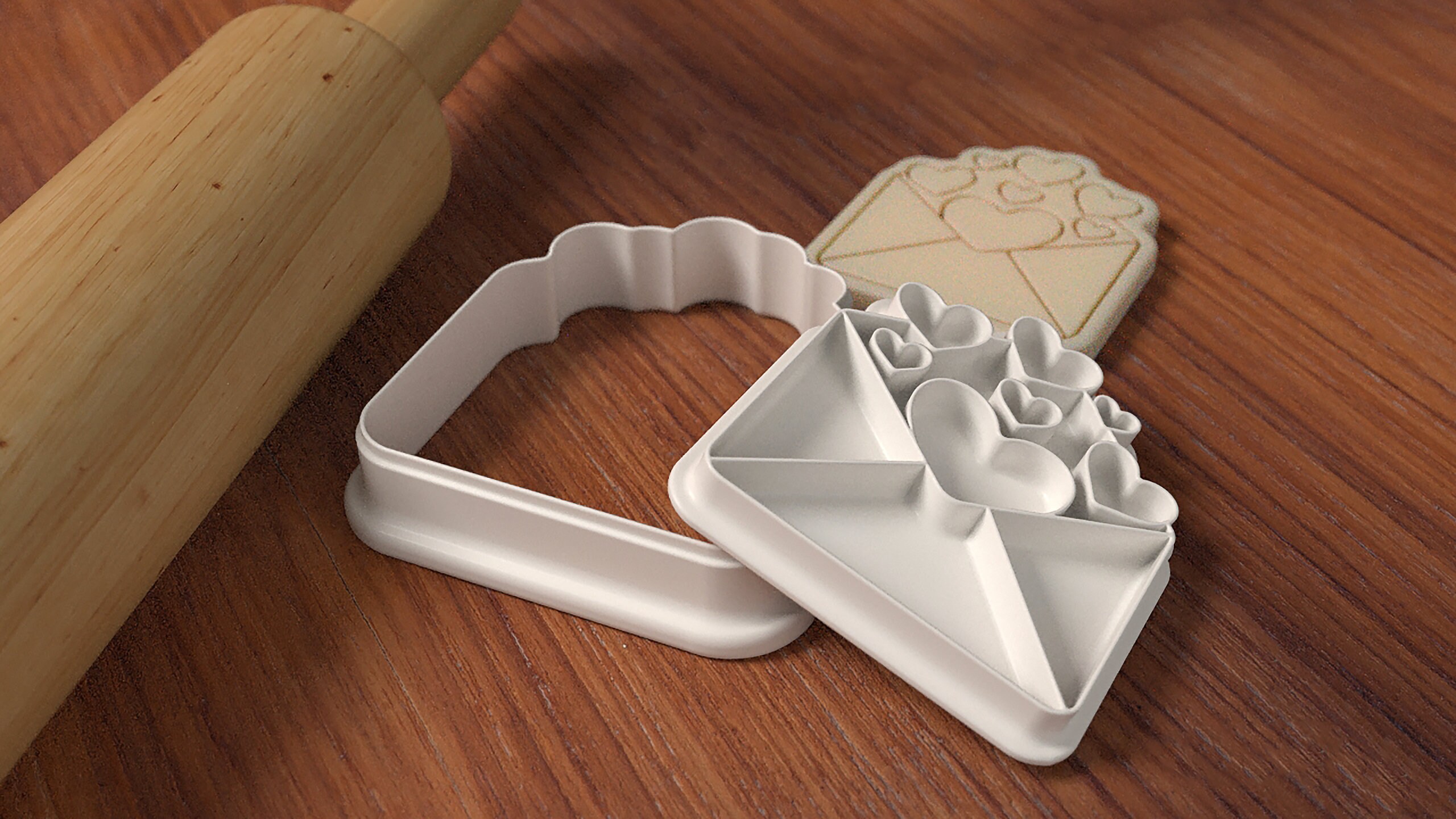 Heart Envelope Cookie Cutter and Stamp - Etsy