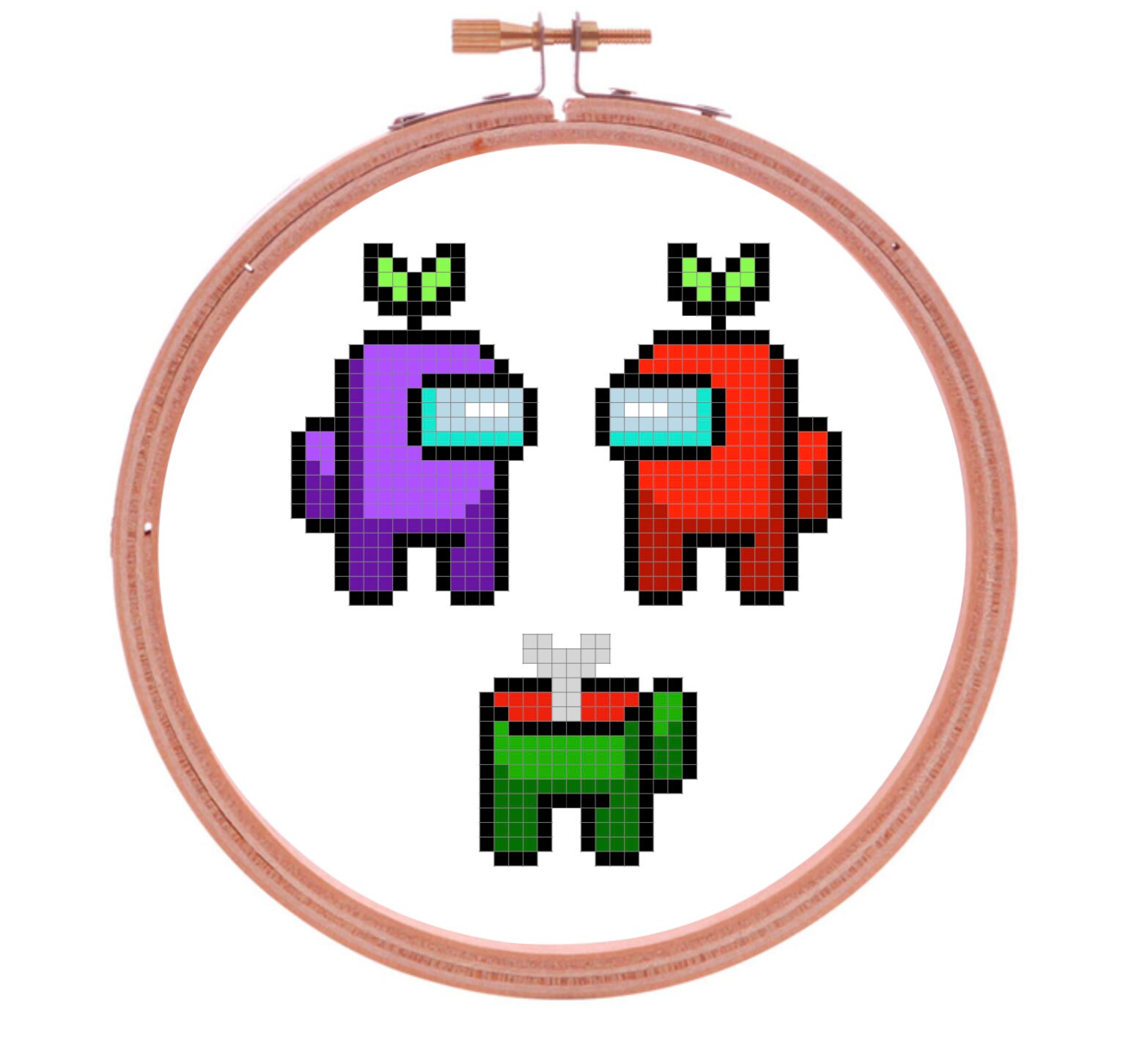 Among Us: Cross-stitch Pattern PDF Download - Etsy