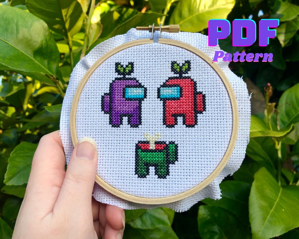 Among Us: Cross-stitch Pattern PDF Download - Etsy