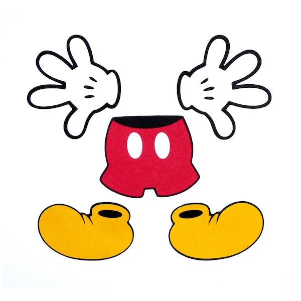 Mickey Mouse Die Cut - Etsy
