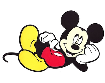 Mickey Mouse Laying Down Png - Etsy