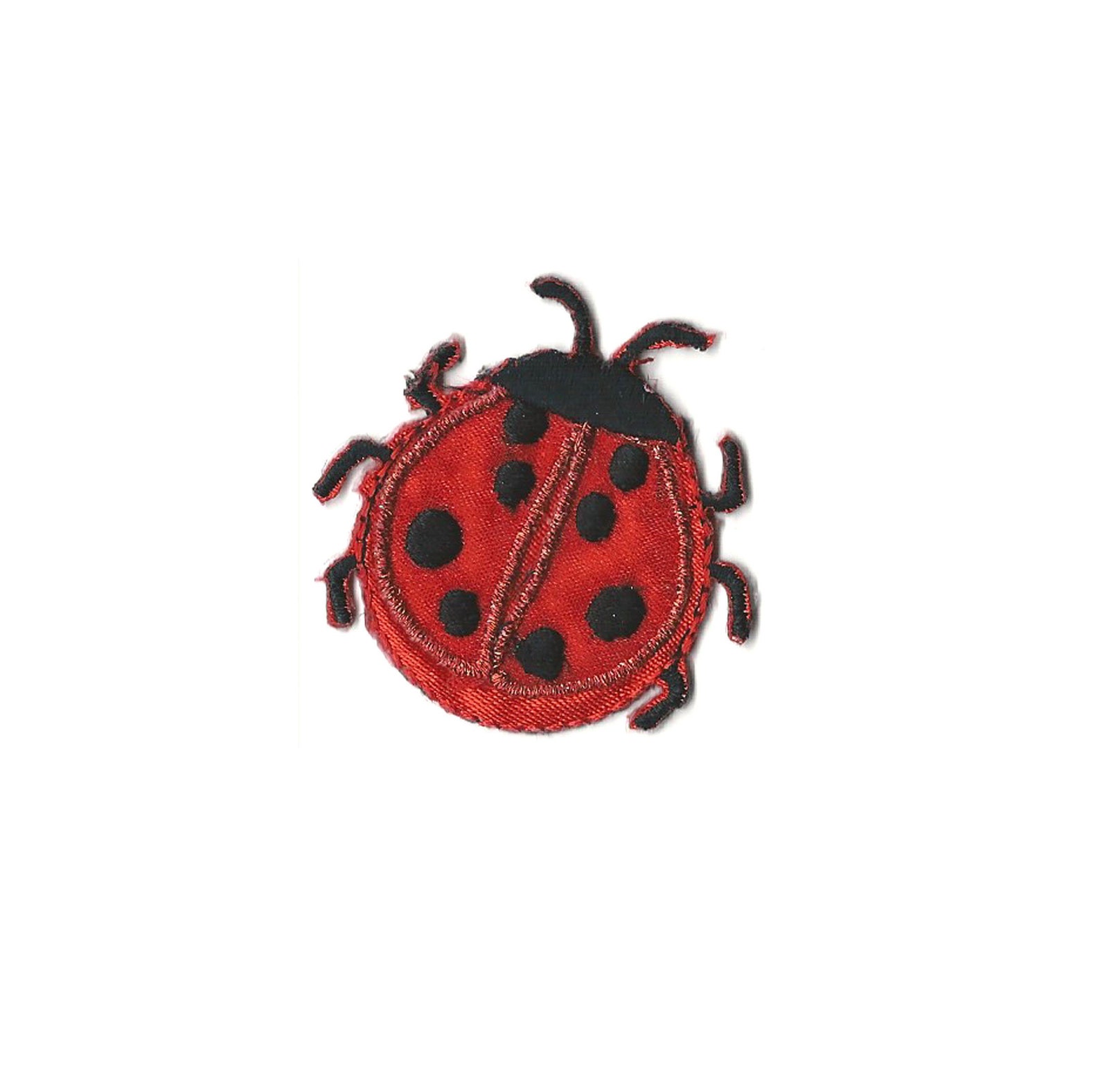 2X2 Red LADYBUG Embroidered IRON ON / No Sew Polka Dot Bug Insect ...