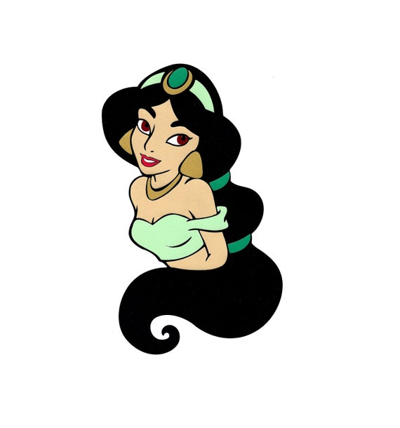 6x10.5 Princess Jasmine PAPER SIGN Hand Glued Disney - Etsy