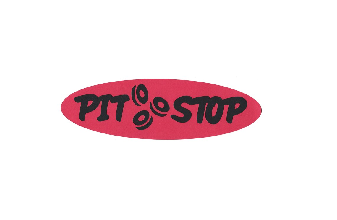 11x3.25 Pit Stop PAPER SIGN Hand Glued Disney Cars Pixar - Etsy Singapore