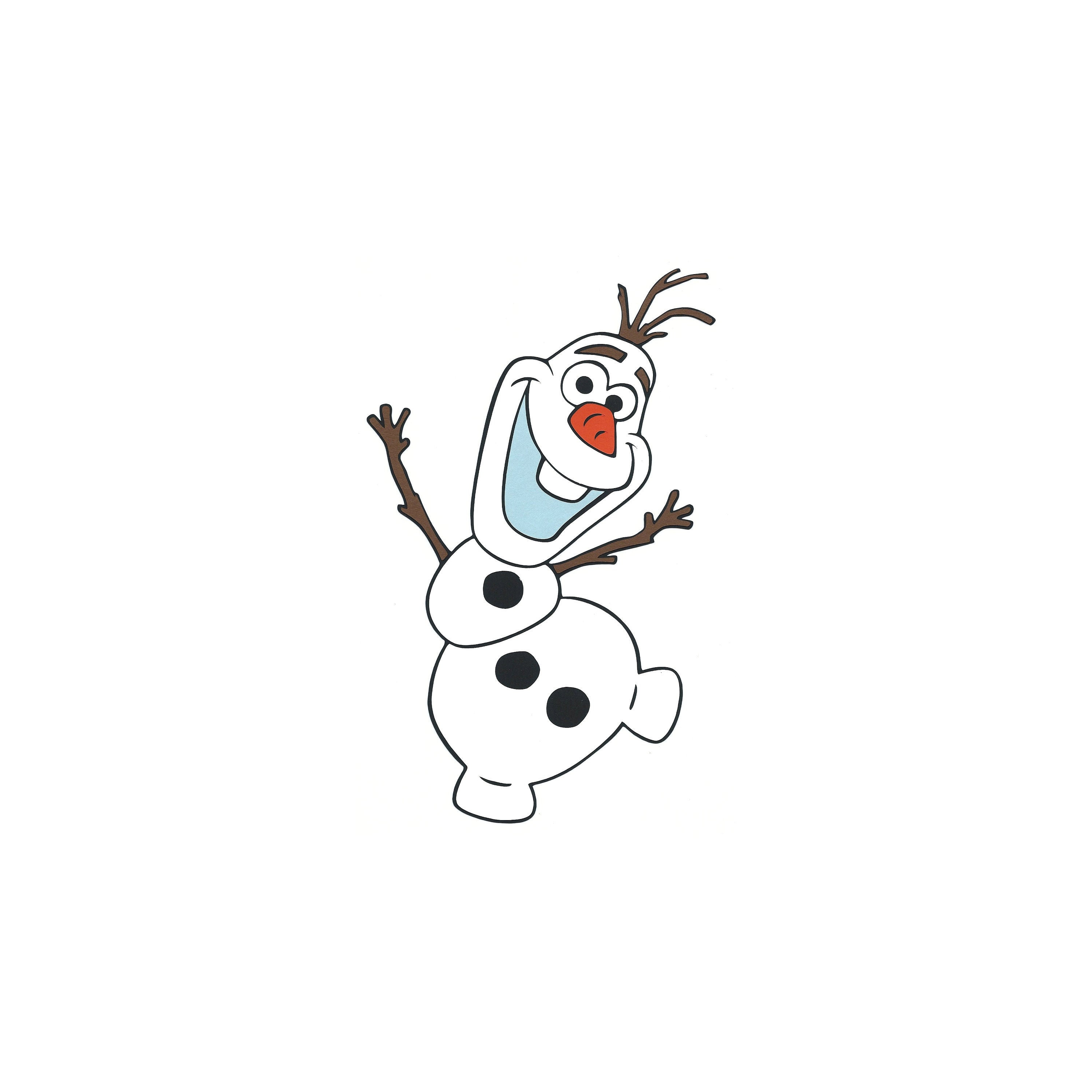 Olaf Mouth Template