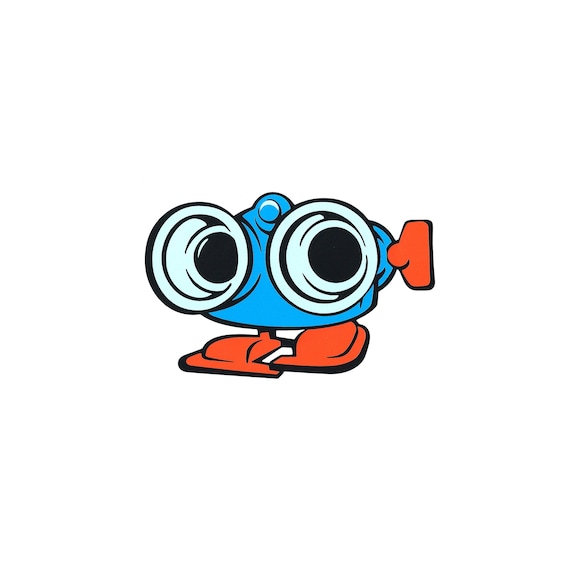 10x6.5 Binocular Lenny PAPER SIGN Hand Glued Disney Toy | Etsy