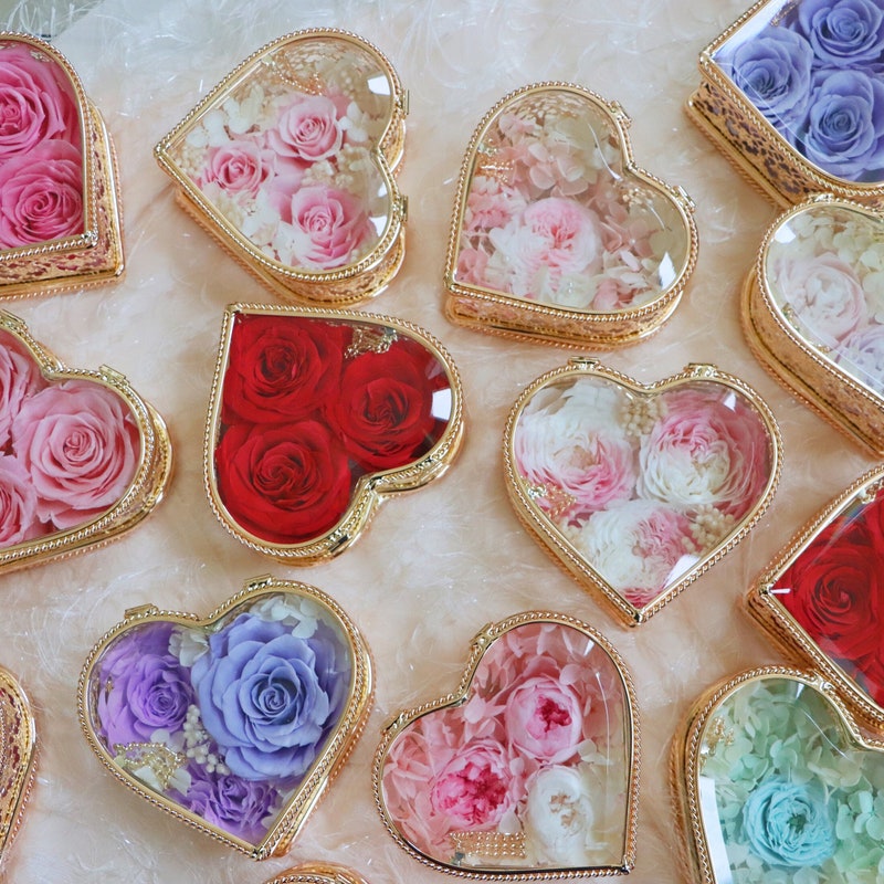 Glass Heart Box - Etsy