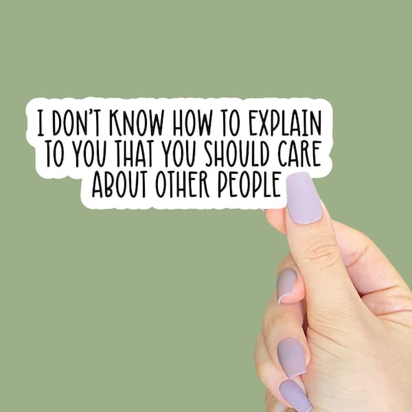 I Care About You Card - Etsy