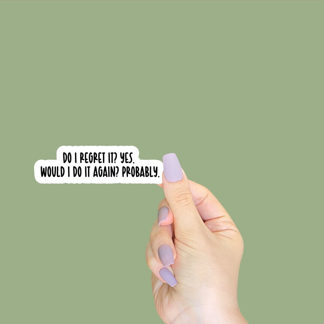 Do I Regret It Nick Miller New Girl Sticker, Funny Stickers, Laptop ...