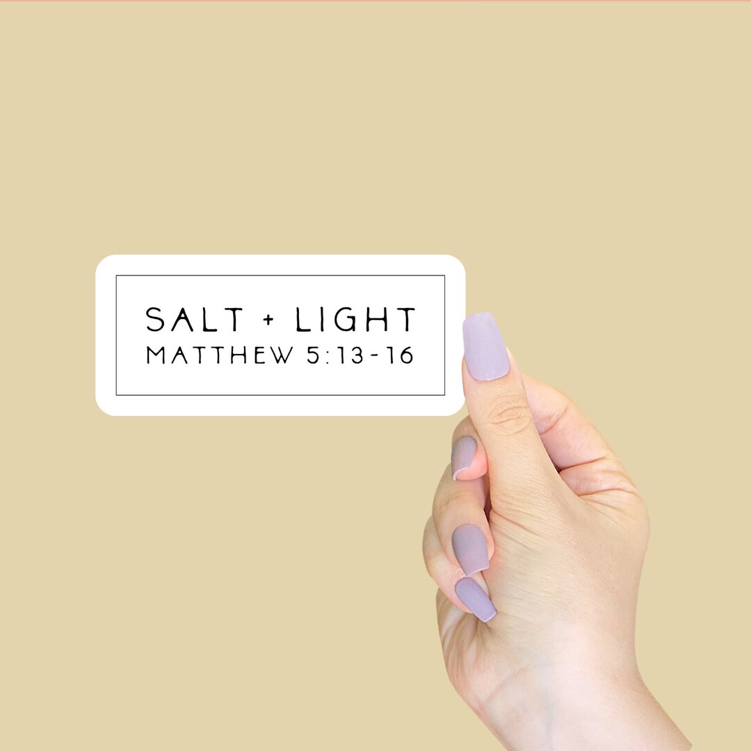 Salt Light Stickers Christian Stickers Religious Decals - Etsy