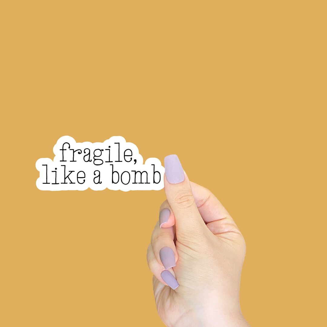 Fragile Like a Bomb Sticker, RBG Sticker, Women's Rights Sticker Them ...