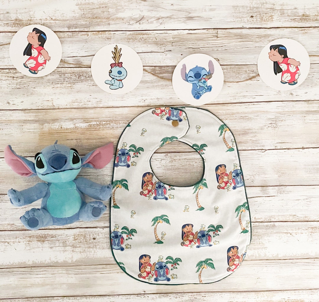 Lilo and Stitch Infant, Bandana and Toddler Bibs - Etsy