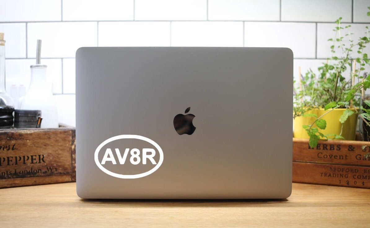 AV8R Airplane Decal for Car Laptop Hydro Flask Cups - Etsy