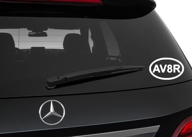 AV8R Airplane Decal for Car Laptop Hydro Flask Cups - Etsy