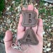 WOOD INITIAL KEYCHAIN Retro Personalized Letter 3D - Etsy