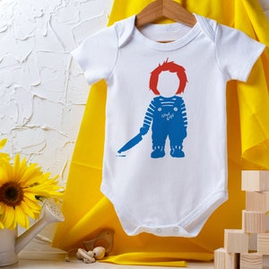 Chuckie Onesie®, CHUCKY, the Good Guys, Newborn, Horror Themed Onesie ...