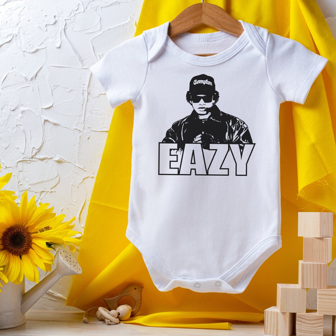Funny Eazy E Onesie®, EAZY E With TEXT, Baby Bodysuit, Eazy E Quote ...