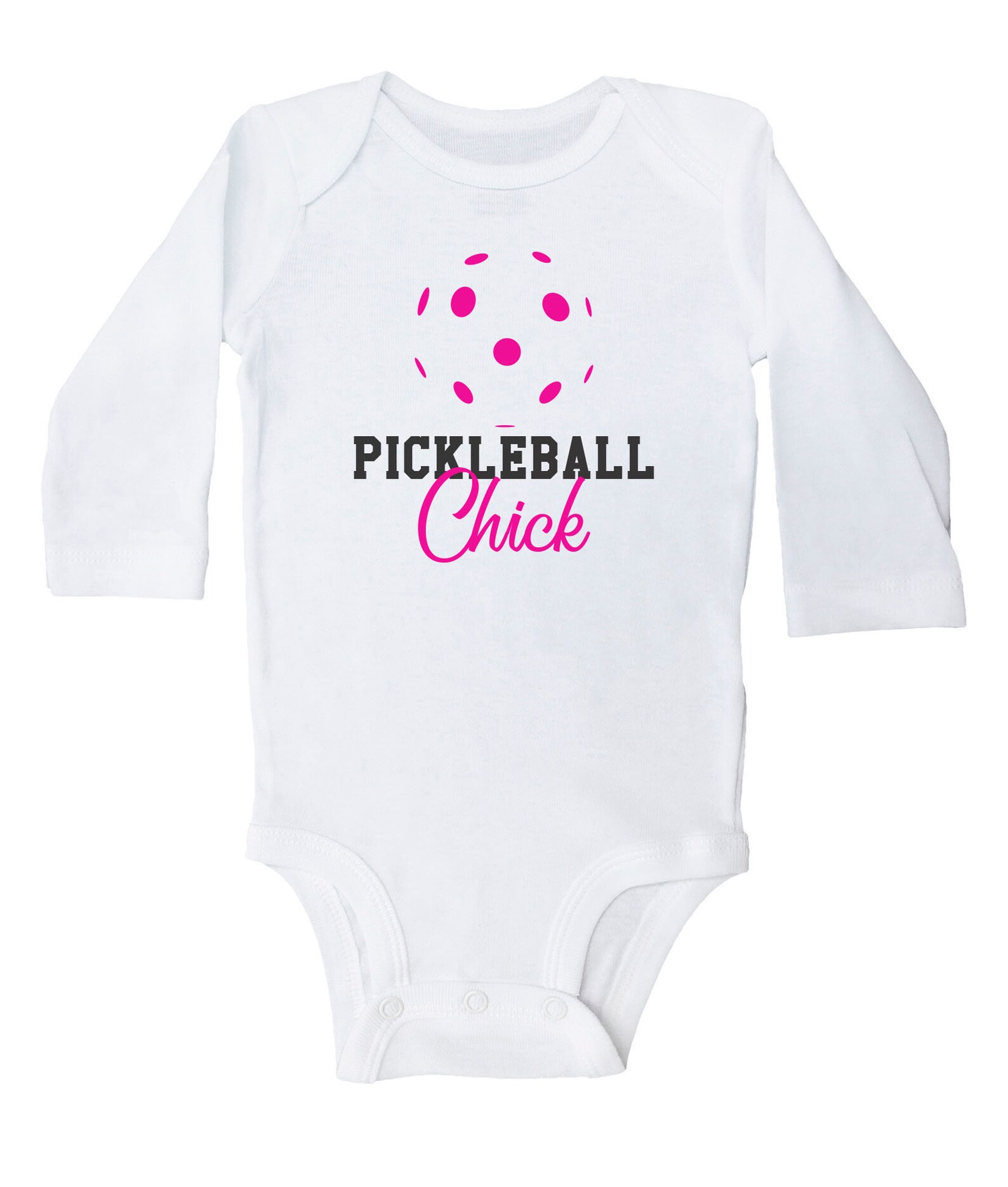Funny Pickleball Onesie PICKLEBALL CHICK Baby Girl Bodysuit - Etsy