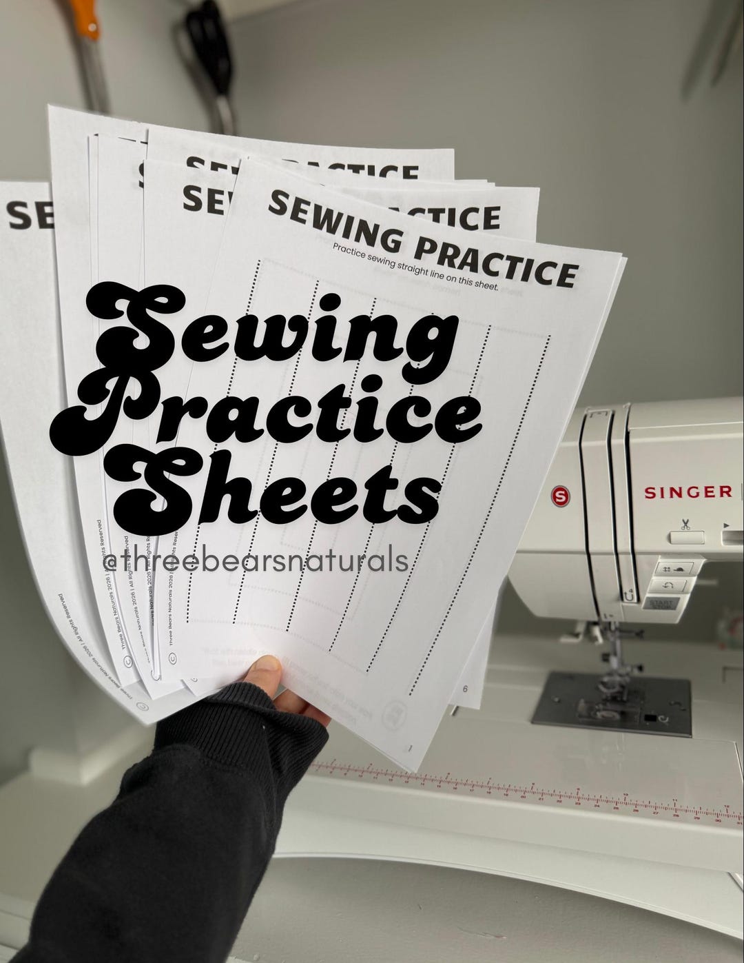 Printable Sewing Practice Sheets (12 Pages!) | Download & Print - Etsy