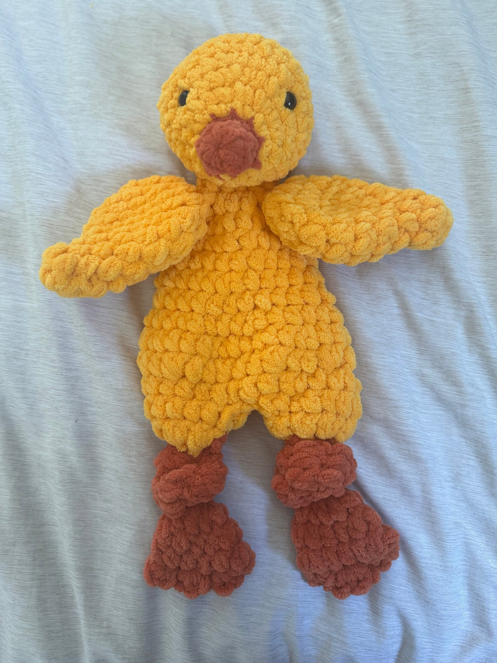 Chicken / Chick Handmade Crochet Lovey Snuggler Amigurumi Made to Order ...