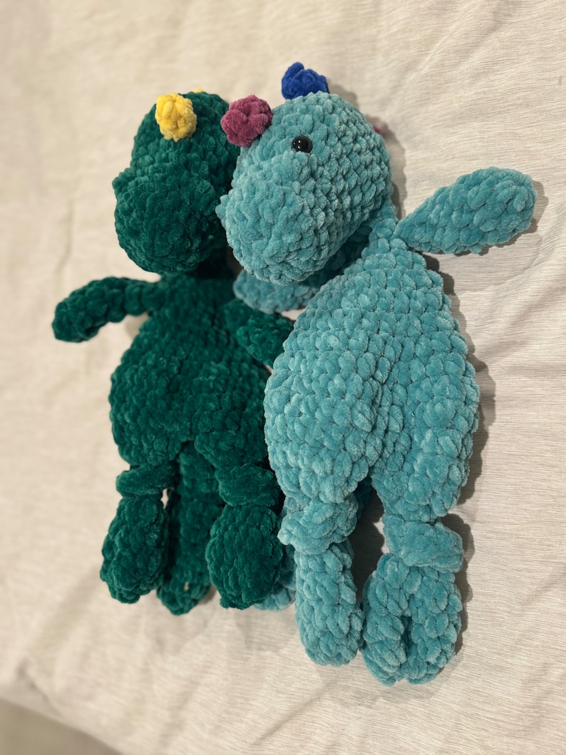 Snuggle Dino // Bohosaurus // Knotted Lovey // Baby Lovey // Chenille ...