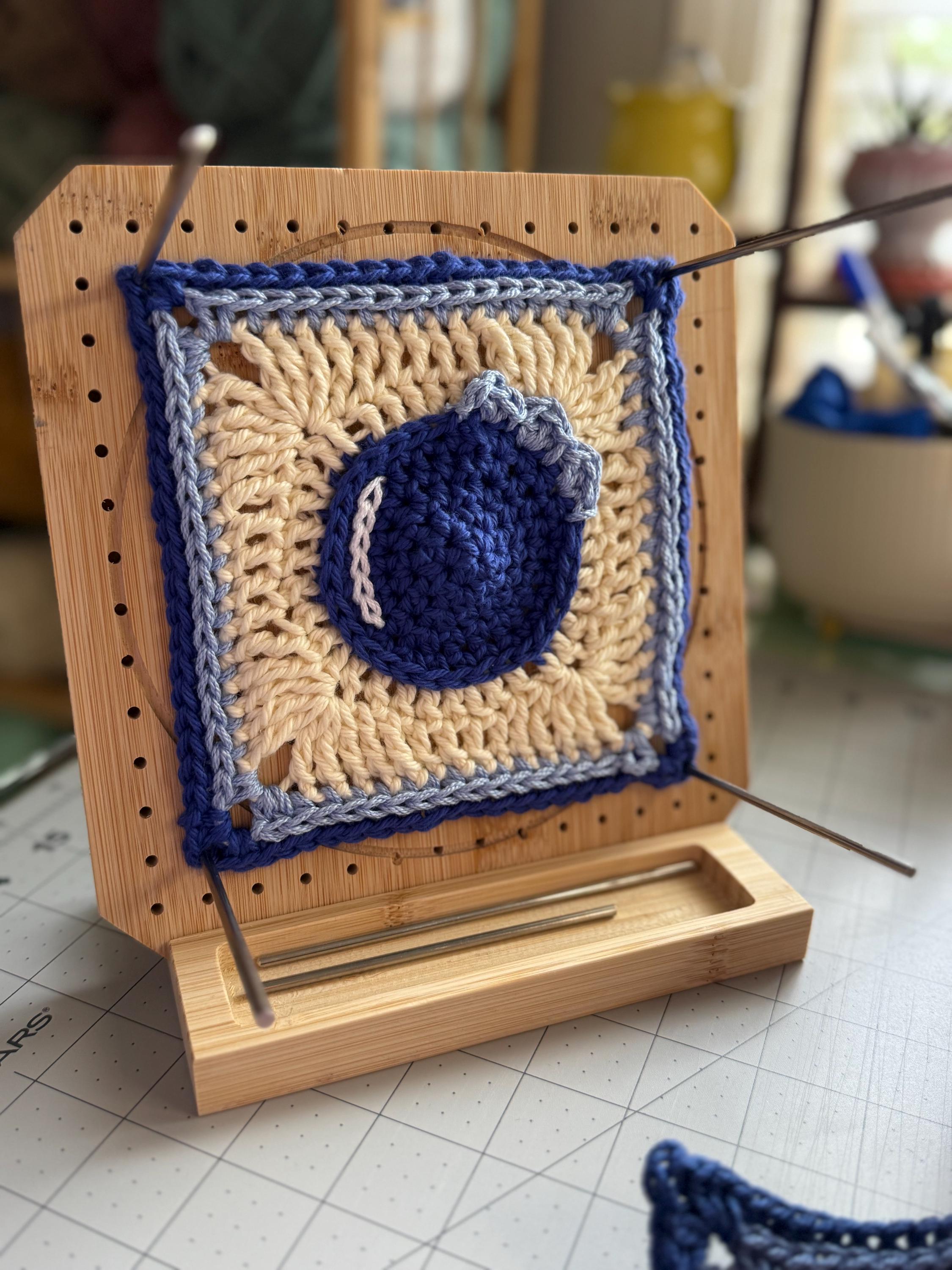 Blueberry Square | Granny Square Pattern | PDF With Video - Etsy