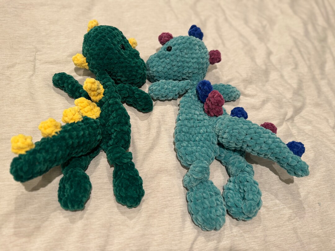 Snuggle Dino // Bohosaurus // Knotted Lovey // Baby Lovey // Chenille ...
