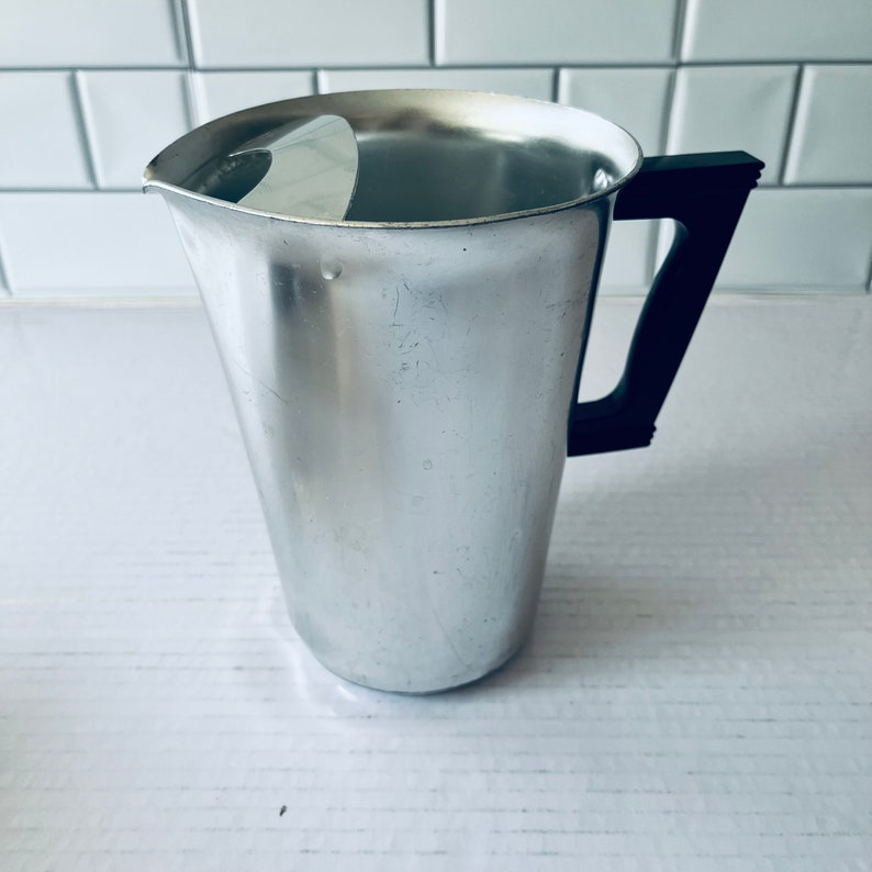 Kromex Aluminum Canisters, Cake Carrier, Beacon Ware Pitcher, Vintage ...