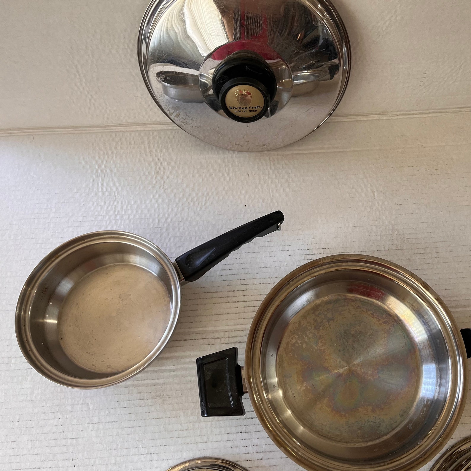 Vintage Kitchen Craft by West Bend, Americraft Cookware, Stainless ...