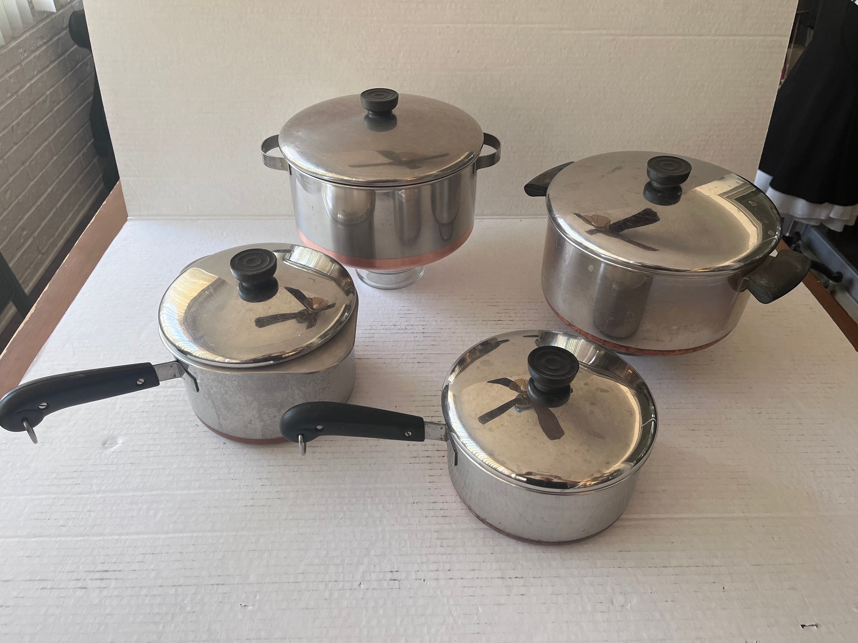 Revere Ware Copper Bottom Pre 1968 Cookware Stock Pot Sauce - Etsy