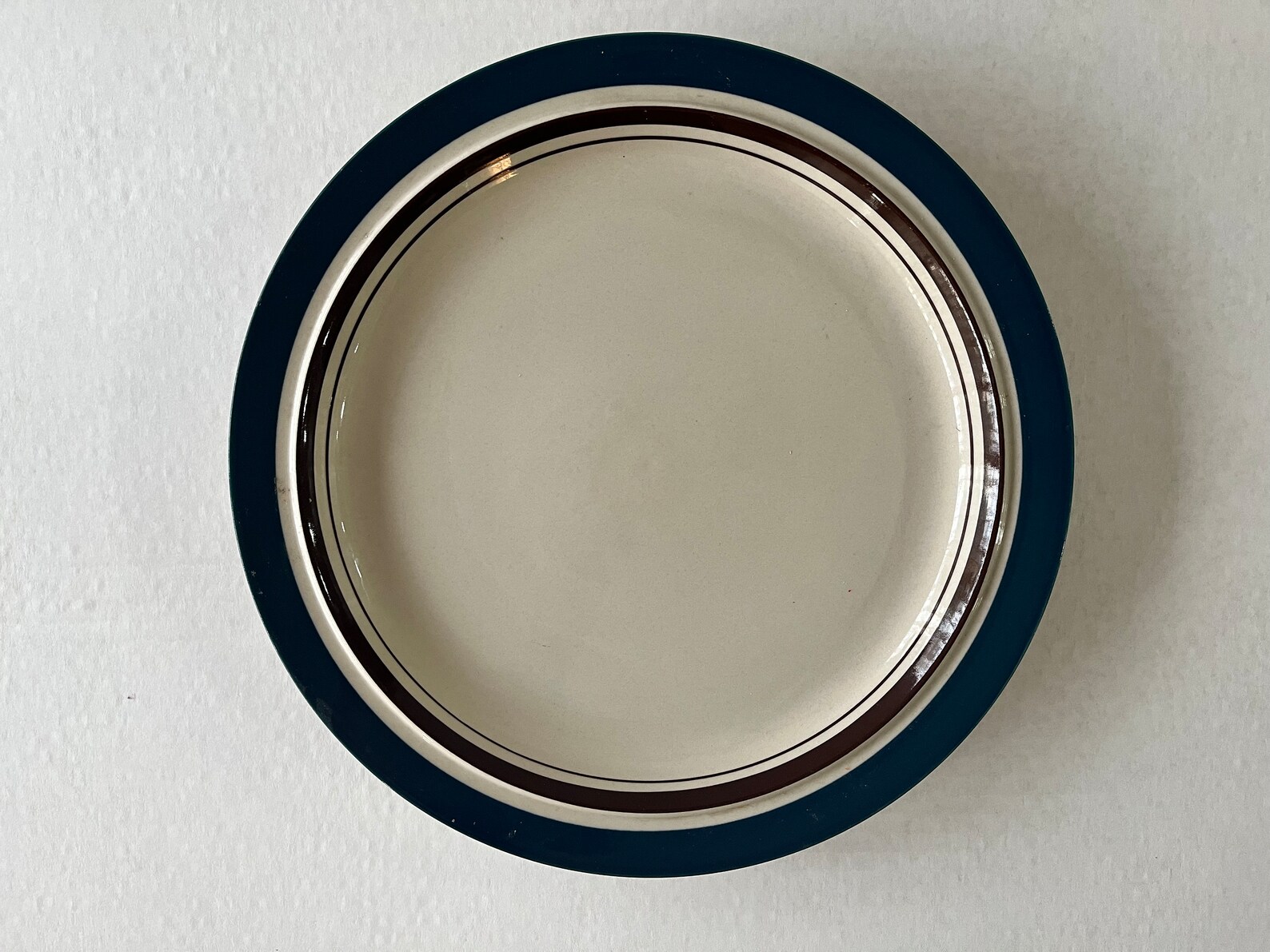 Vintage Carousel Stone Ware By, SANGO # 802 Blue Brown Stripe ...