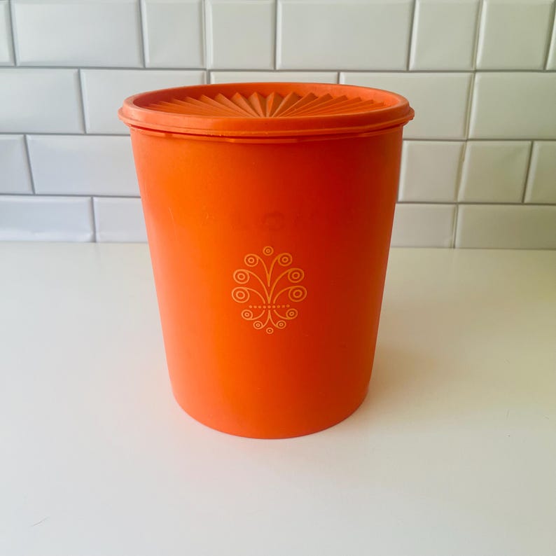 Vintage Tupperware Servalier Containers With Sunburst Lids Retro ...